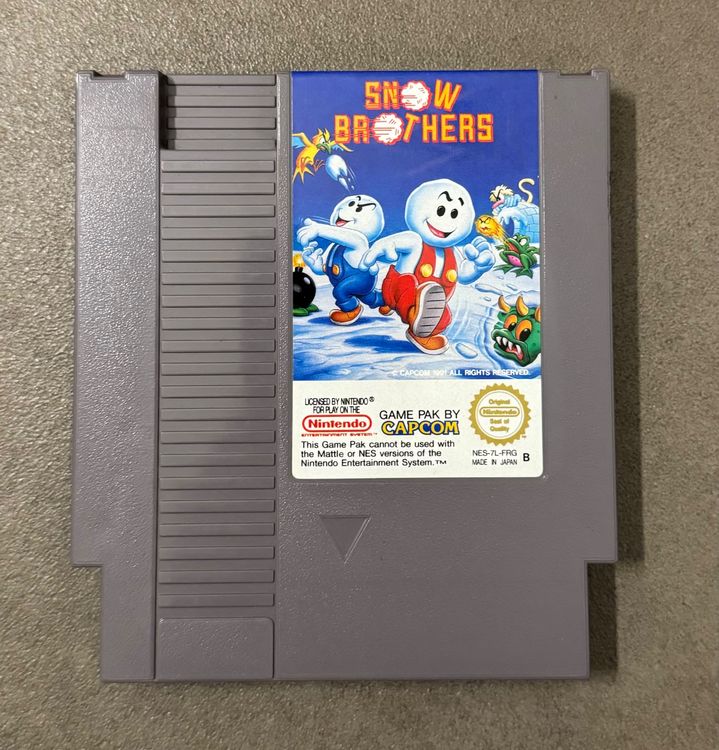 Nintendo NES Snow Brothers im TOP Zustand! (Gebraucht) in Birsfelden ...