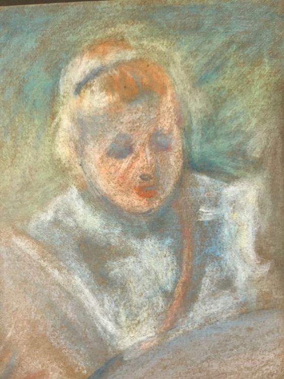 Pastell Gemälde von eine Dame Unleserlich Signiert | Kaufen auf Ricardo