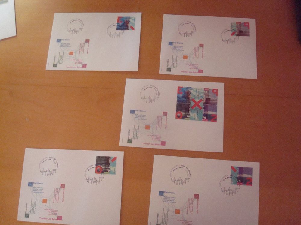 CH 2002 EXPO FDC Block und einzeln NUR 75 RP (Gebraucht) in Gordola für ...