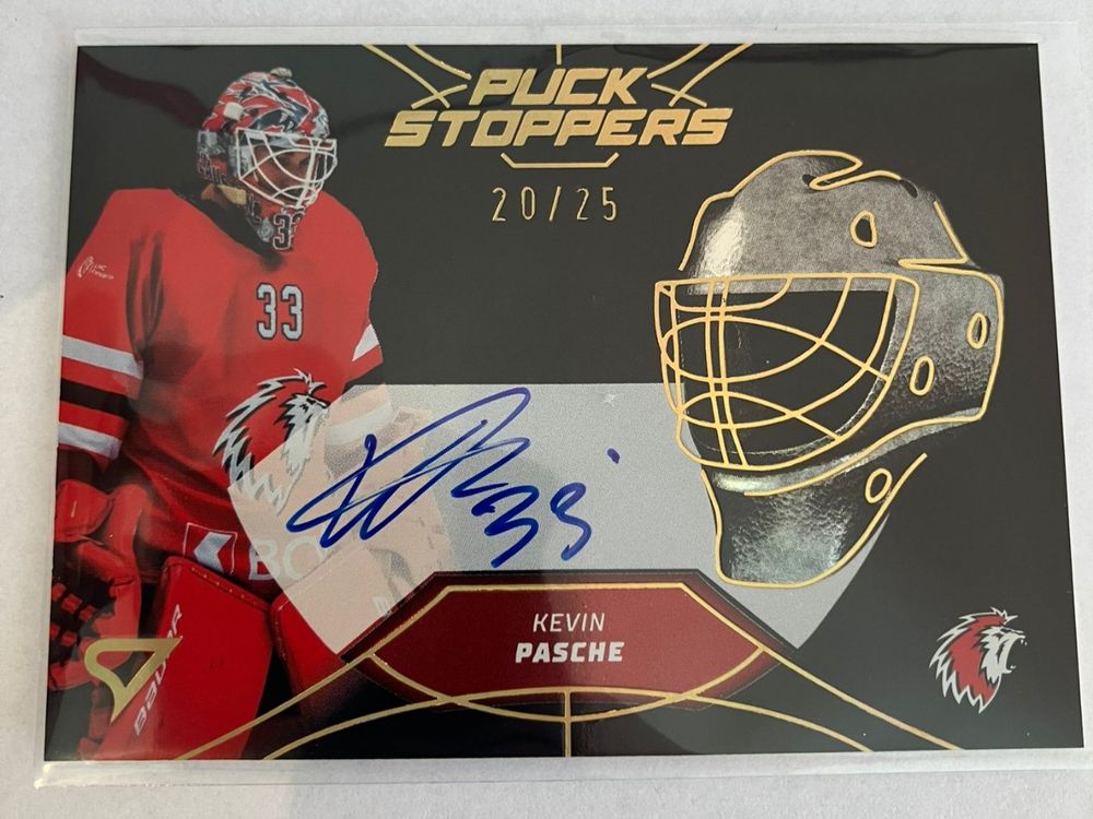 Sportzoo Kevin Pasche Puck Stoppers Signed /25 LHC Lausanne (Gebraucht ...