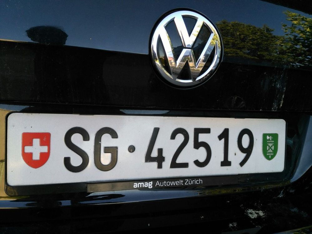 SG 42519 Kontrollschild Autonummer (Gebraucht) in Romanshorn für CHF 450 – nur Abholung auf ...