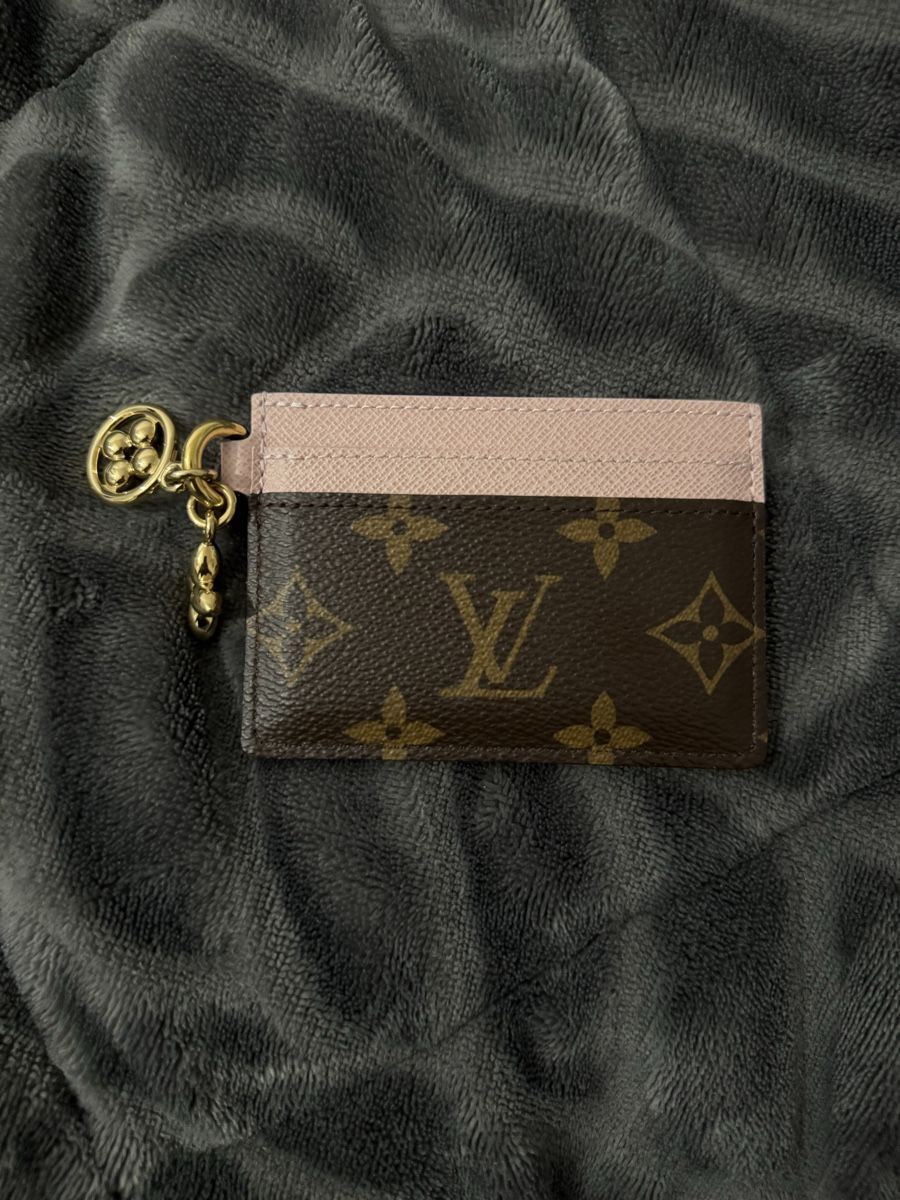 Portecarte Louis Vuitton rose Monogram (Neu (gemäss Beschreibung)) in ...