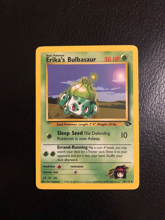 Gym Challenge Erika’s Bulbasaur 39/132 Ab 1 | Kaufen auf Ricardo