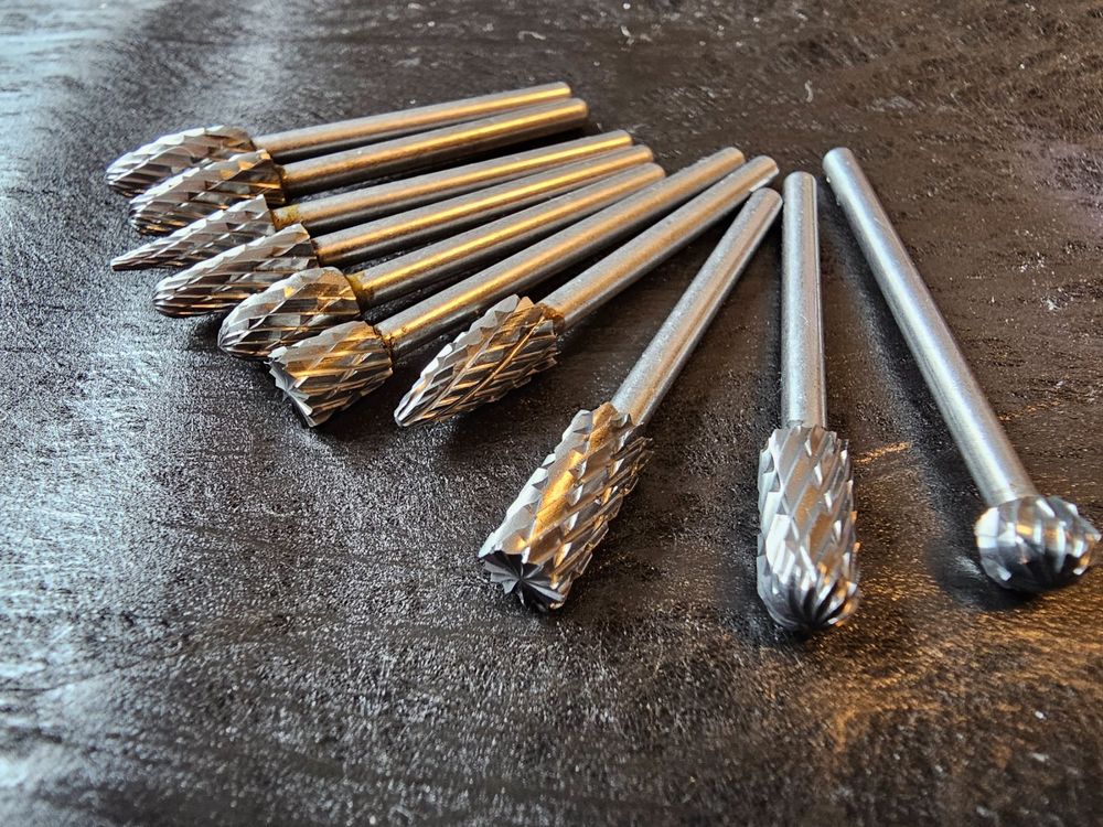 Set Fräse Bit Hartmetall Wolfram bohrer abschleifen Hobby (Neu (gemäss ...