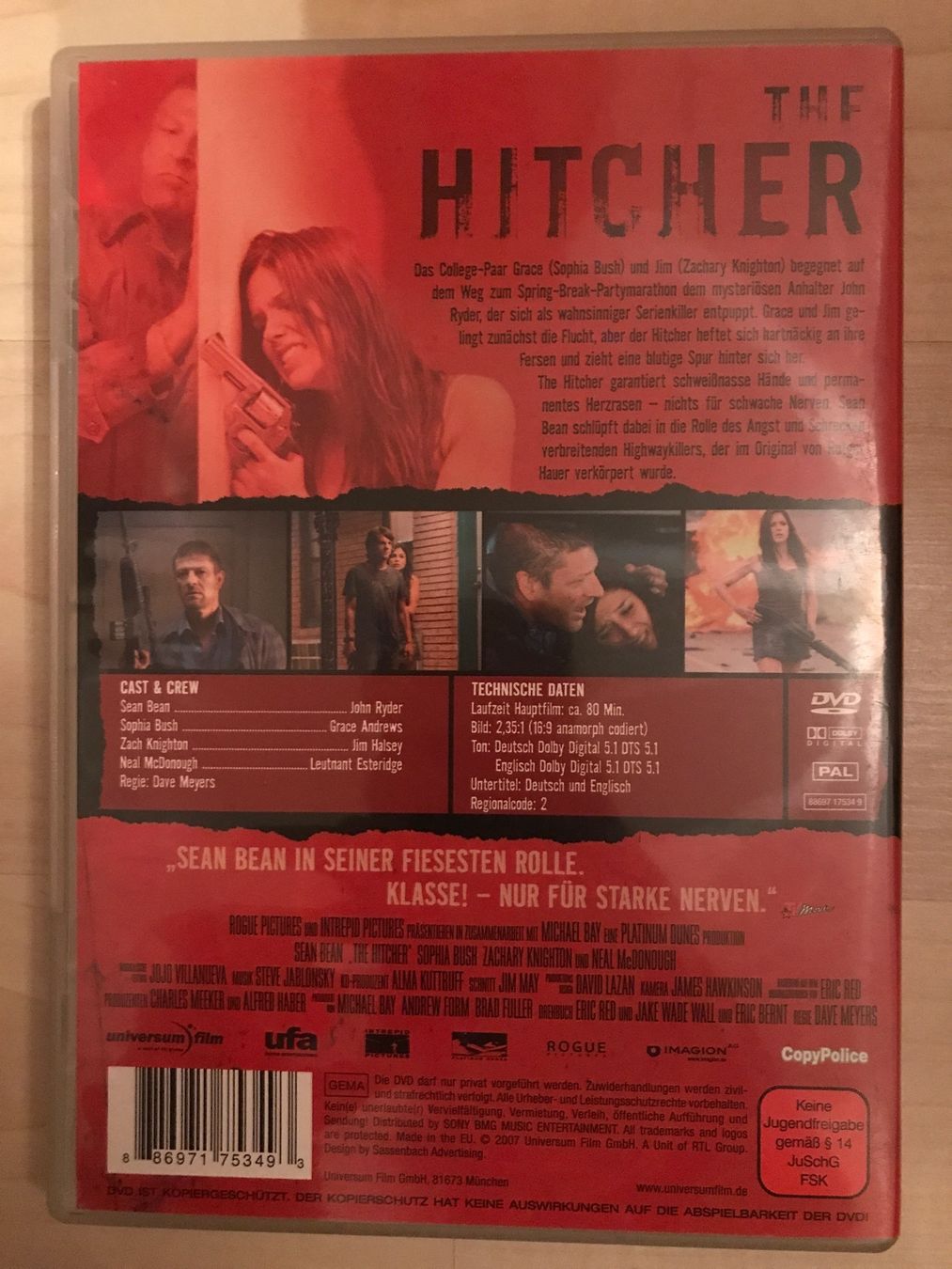 The Hitcher DVD - Top Zustand! Horror-Klassiker! (Gebraucht) in Birrwil ...