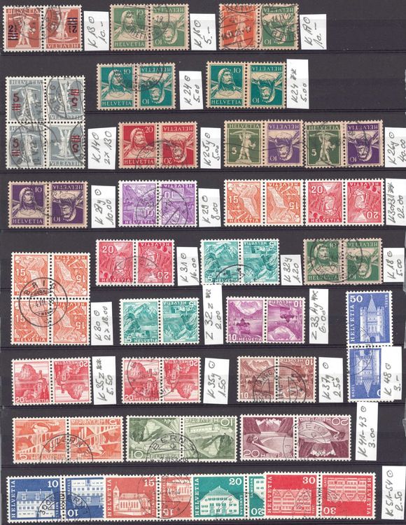 Sammlung Kehrdrucke | Kaufen auf Ricardo