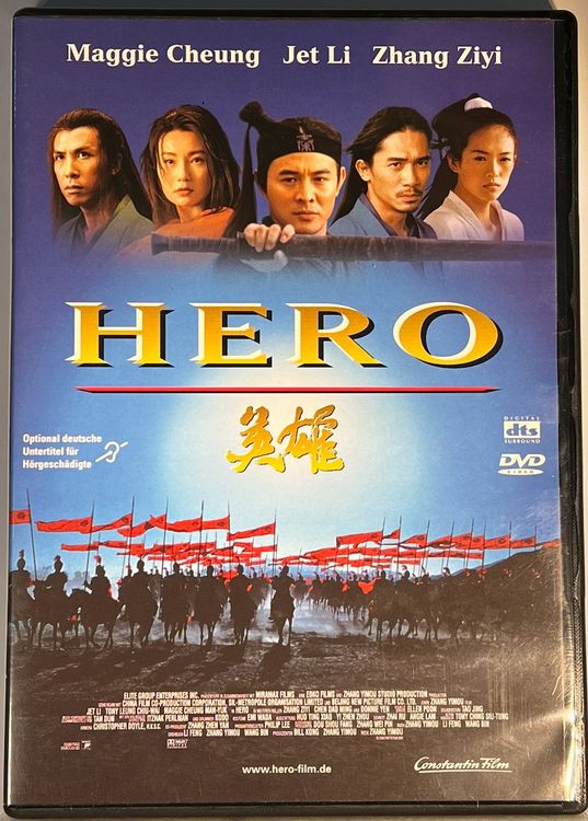 DVD - HERO - JET LI & MAGGIE CHEUNG & ZHANG ZIYI (Gebraucht) in Wisen ...