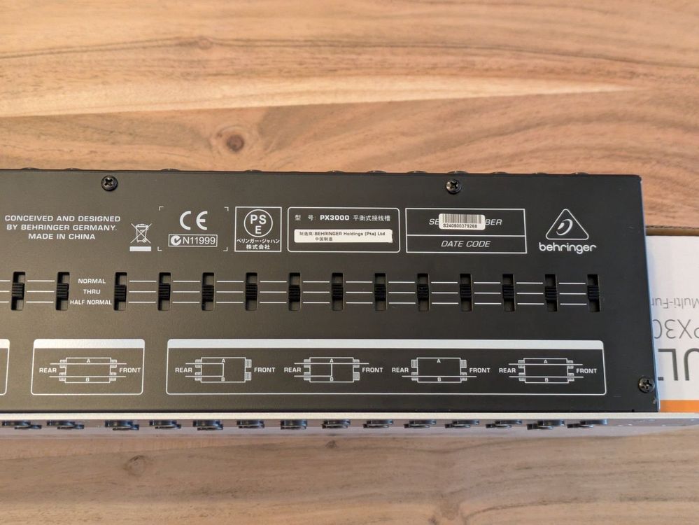 Behringer Ultrapatch Pro PX3000 (Gebraucht) in Aarau für CHF 45 – mit ...