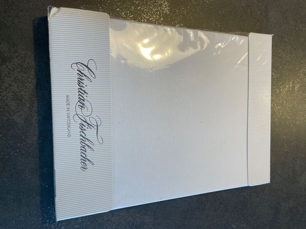 Christian Fischbacher Bettwäsche, Fix Leintuch 100/200 Uni (Neu und originalverpackt) in ...