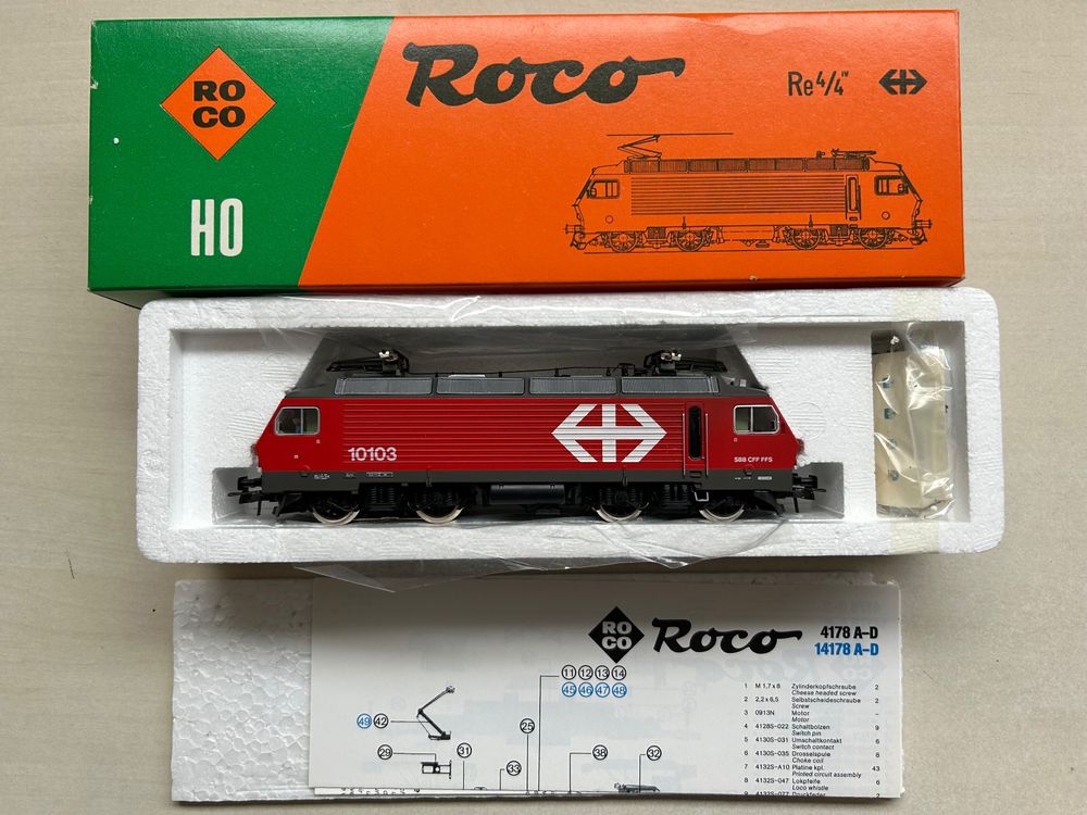 Roco 14178 B E-Lok Re 4/4 IV SBB H0 (Gebraucht) in Reitnau für CHF 50 – mit Lieferung auf ...