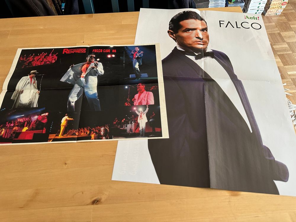 FALCO AMEDEUS tolle rare Berichte + Poster 80's Kult Top (Gebraucht) in ...