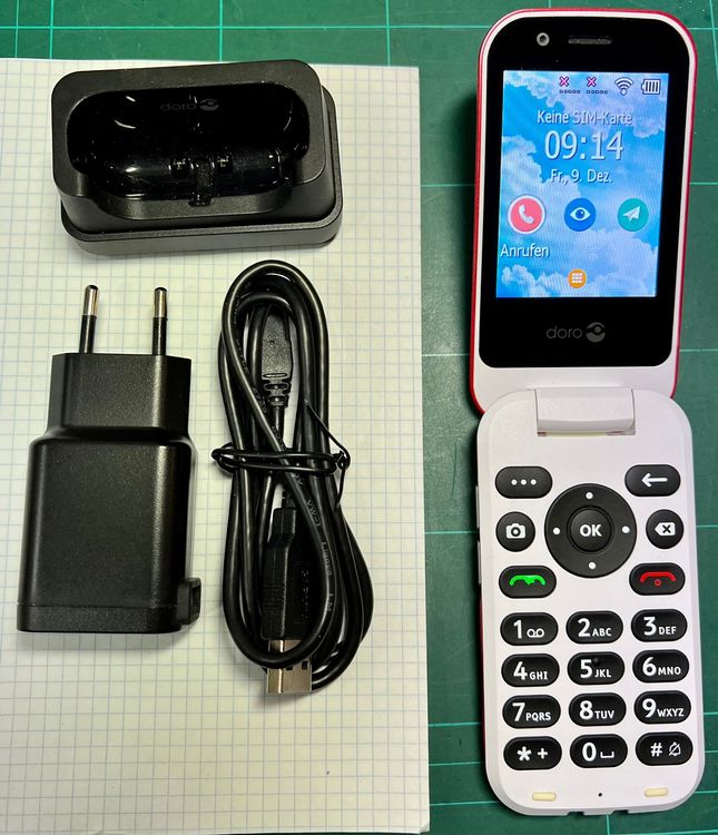 Doro 7030 4 GB, Red, 2.80 ", 2 x SIM, 3 Mpx, 4G | Kaufen auf Ricardo