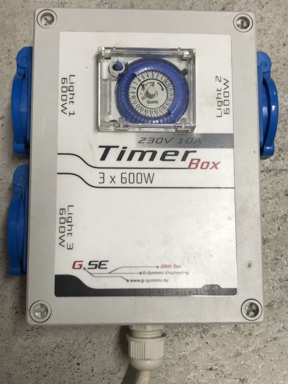 Timer Box 230 Volt / 10 Amp. - 3 x 600 Watt (Gebraucht) in Wetzikon ZH ...