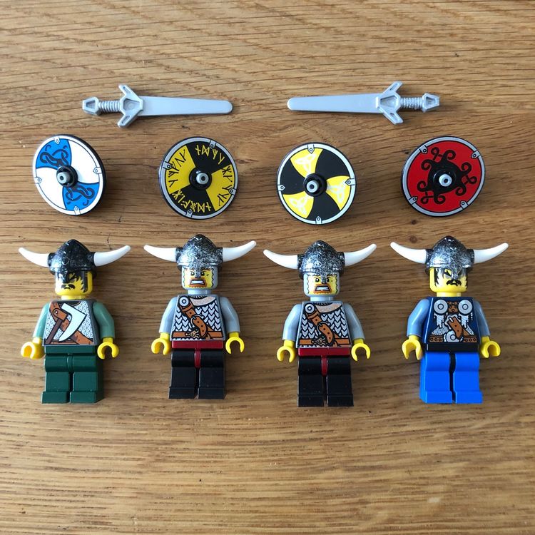 Lego Wikinger / Vikings Minifiguren Konvolut inkl. Schilder | Kaufen ...