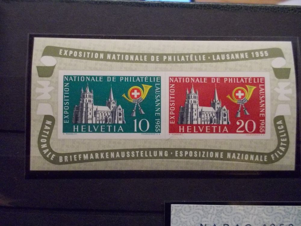 Block 1955, Expo Lausanne ** (Gebraucht) in Niederwil AG für CHF 3.1 – mit Lieferung auf Ricardo ...