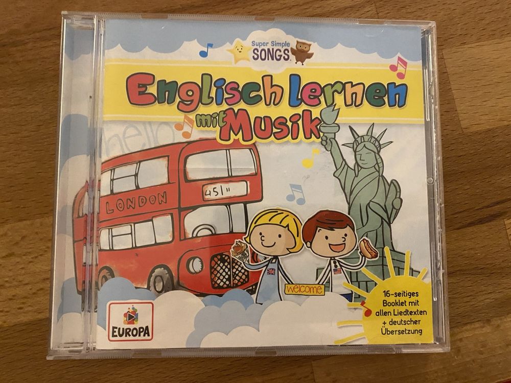 Englisch lernen mit Musik - CD + Booklet für Kinder (Gebraucht) in ...