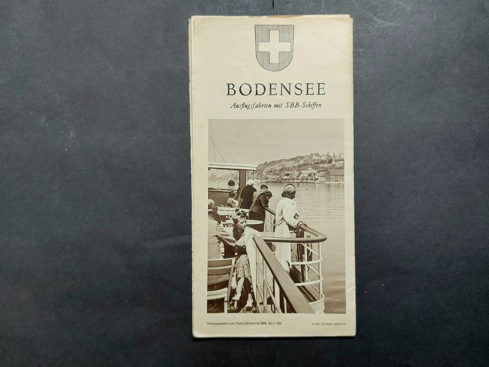 Bodensee, SBB Schiffe, 1952, Tourismus | Kaufen auf Ricardo