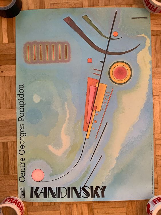 Kandinsky Pompidou Litho Poster aus Jahr 1981 | Kaufen auf Ricardo