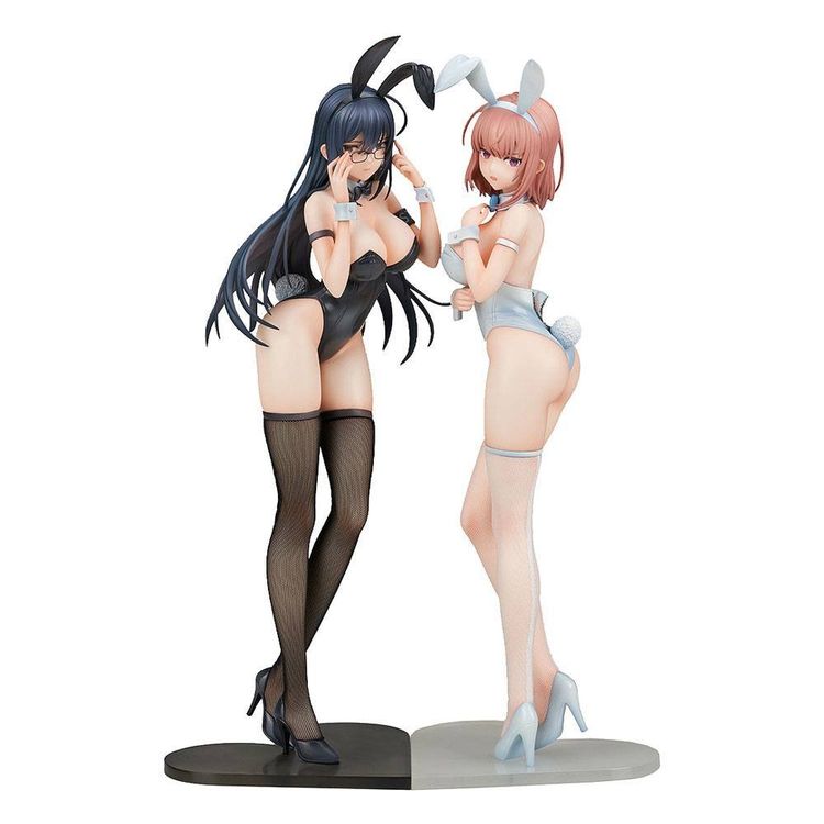 Original 1/6 Black Bunny Aoi & White Bunny Natsume 30 - 31cm (Neuf avec emballage d'origine) à ...
