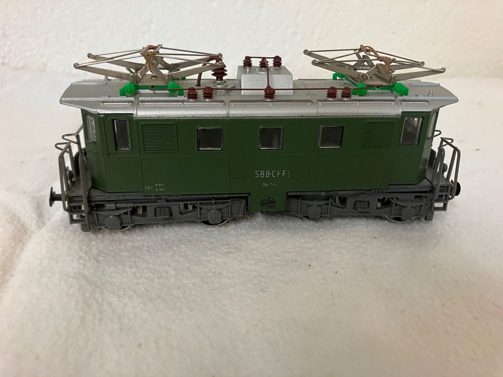 Kleinbahn H0 SBB CFF Be 4/4 E-Lok grün, (Gebraucht) in Schlieren für ...