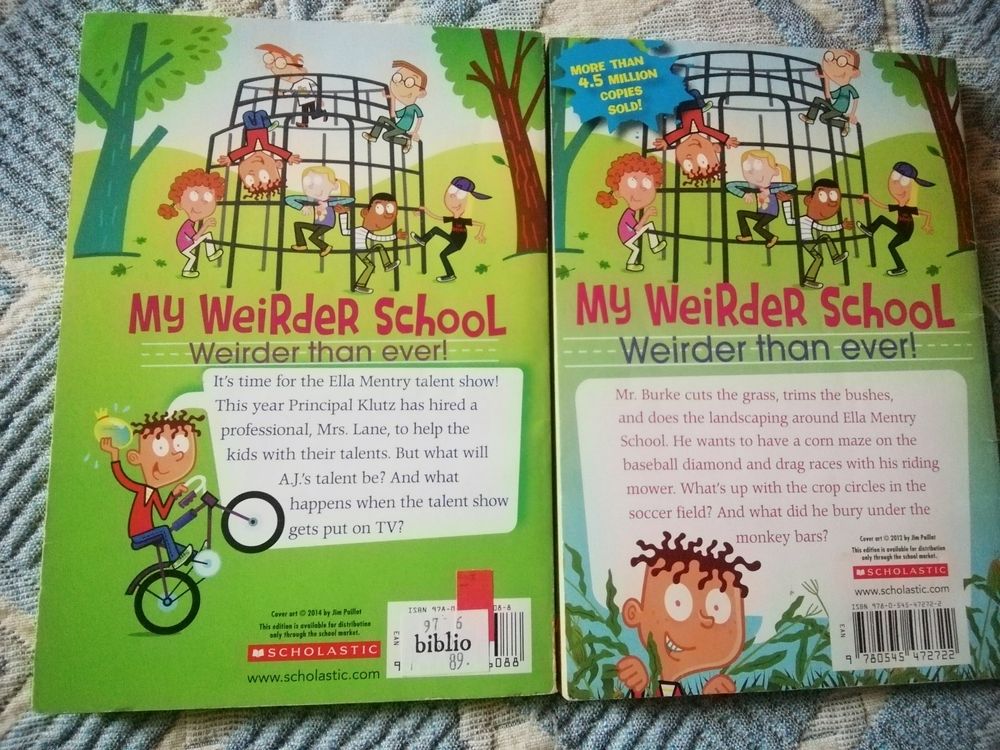 2Dan Gutman's Books Mr Burk is Berserk & Mrs. Lane is a Pain (Gebraucht ...