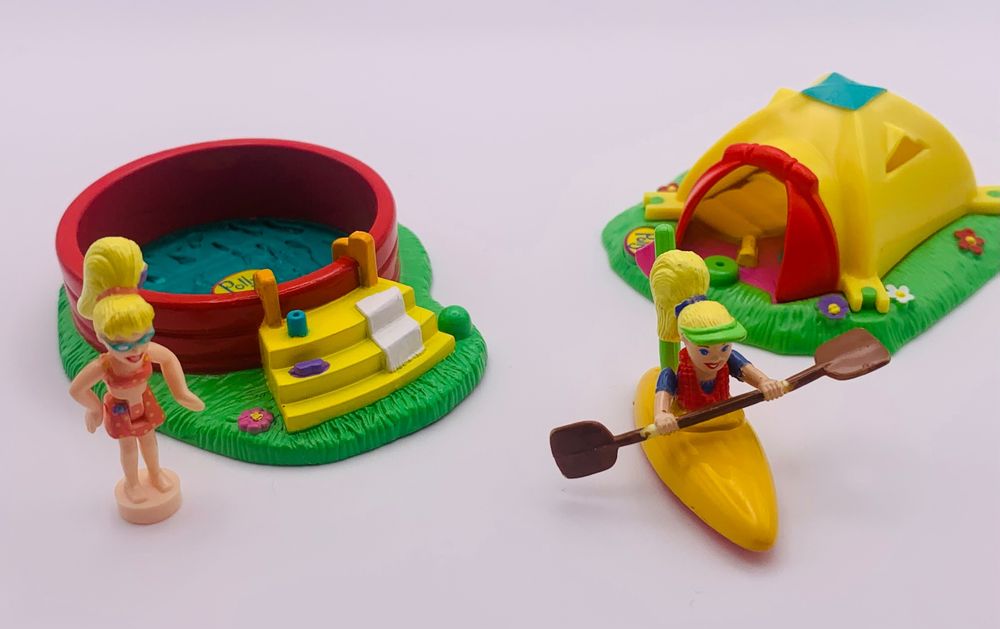Z: Polly Pocket: Pool und Zelt mit Figuren (Gebraucht) in Uster für CHF ...