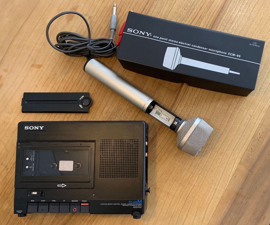 Sony TC-D5M + Stereo Microphone ECM-99 | Kaufen auf Ricardo