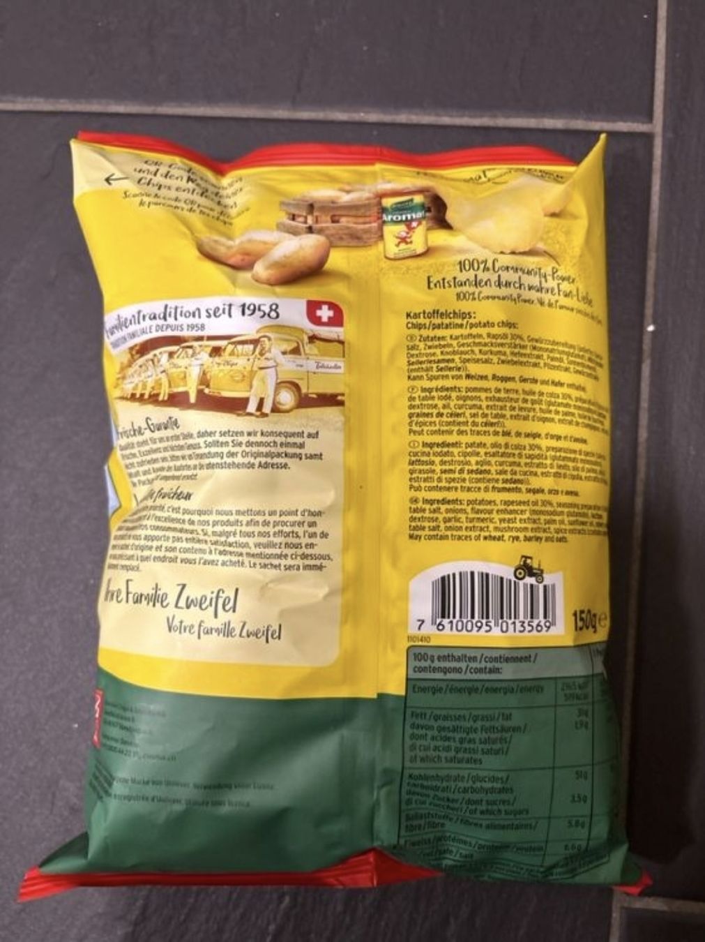 Original Zweifel Aromat Chips — Limited Fan Edition! (Neu und ...