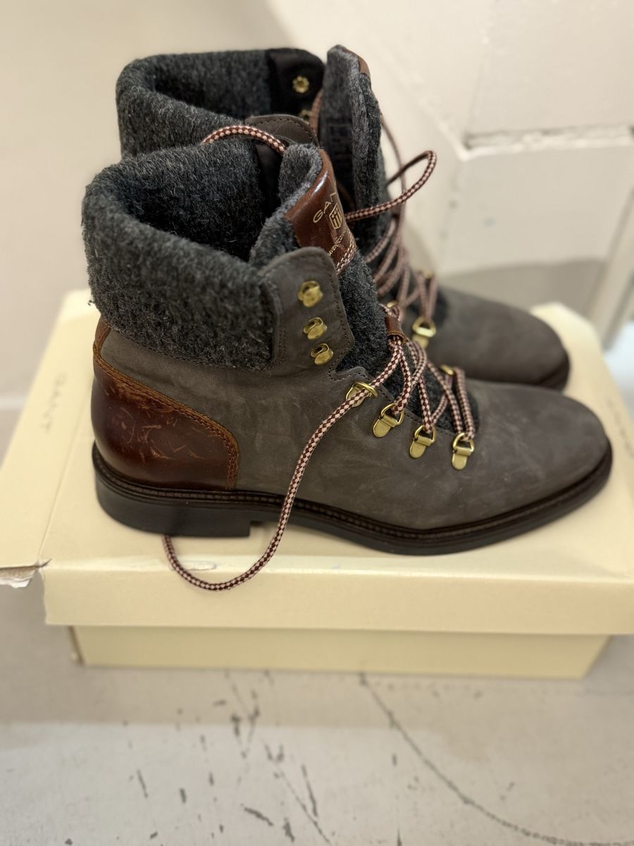GANT Ashley Winter Boots, Grau Nubuk+Wolle, Grösse 40 (Gebraucht) in ...