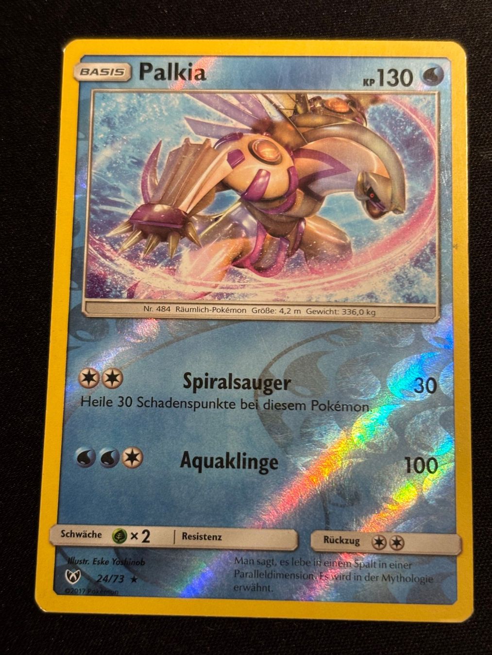 Pokemon Palkia - Shining-Legends 24/73 - Deutsch (D'occasion) à Bern ...