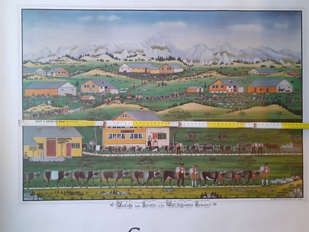 Plakat Zülle Volkskunst aus Appenzell & dem Toggenburg 1978 (Gebraucht ...