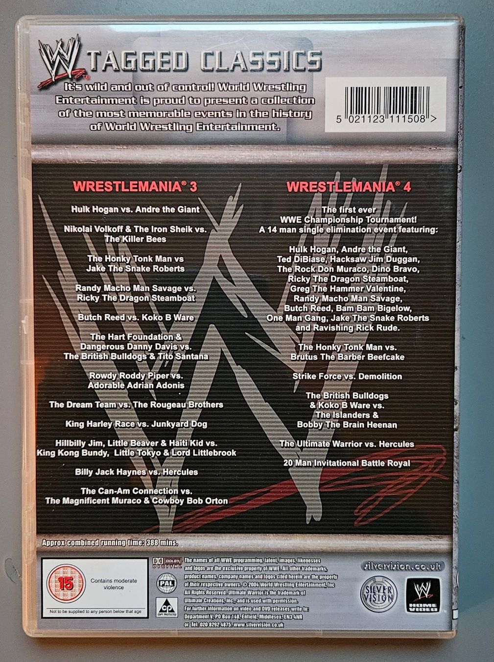 WWE Tagged Classics Wrestlemania 3 + 4 2 DVD WWF WCW (Gebraucht) in ...
