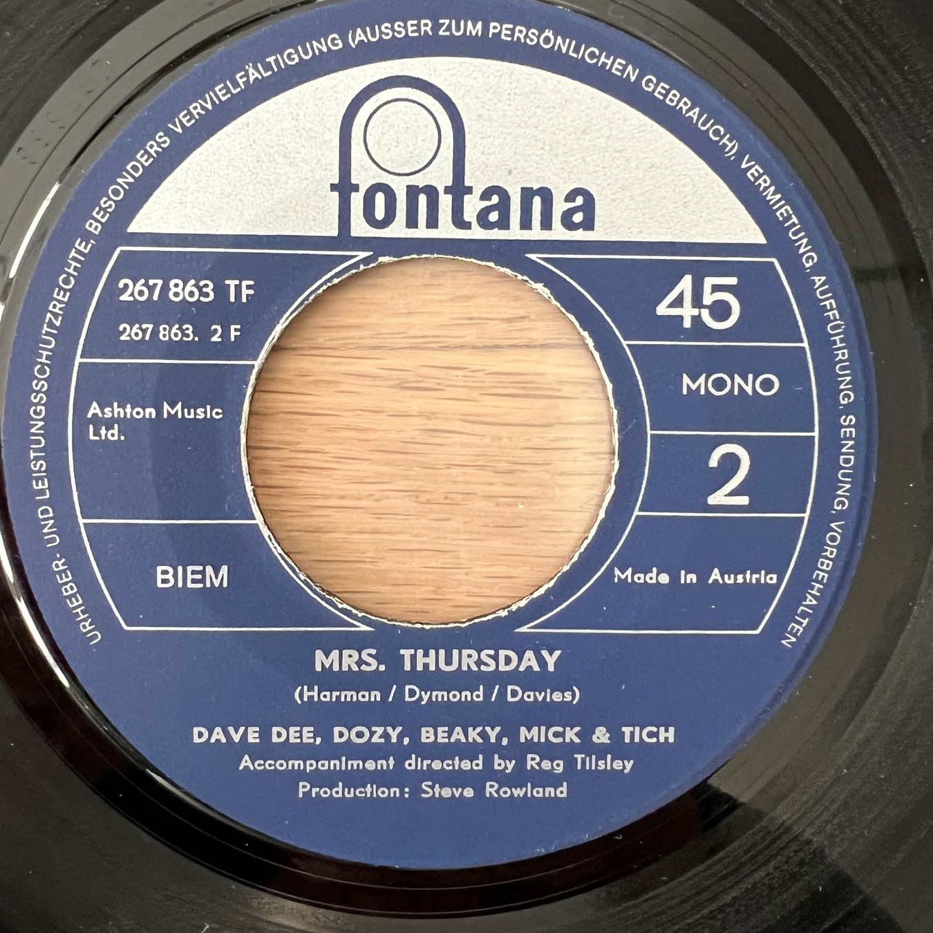 Dave Dee, Dozy, Beaky, Mick & Tich - Last Night In Soho (Gebraucht) in ...