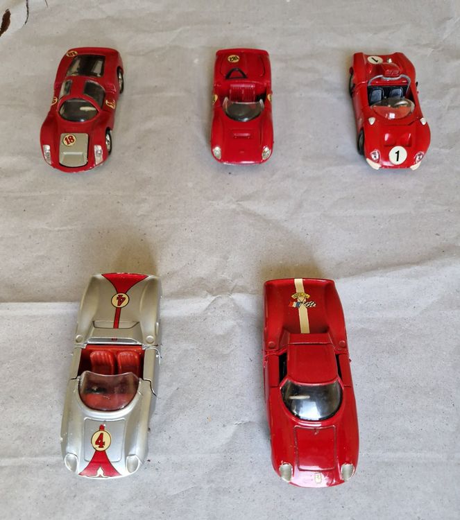 5x Mercury 1/43 Porsche 906 Ferrari 250 Dino Alfa 33 gebr. (Gebraucht ...