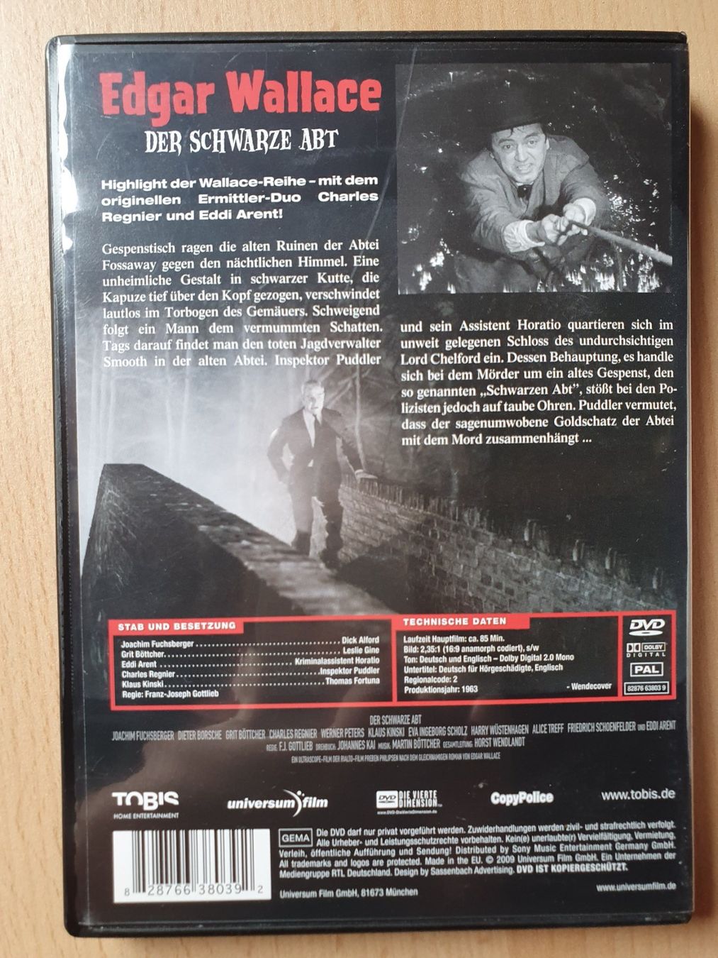DVD Edgar Wallace - Der schwarze Abt (1963) (Gebraucht) in St ...