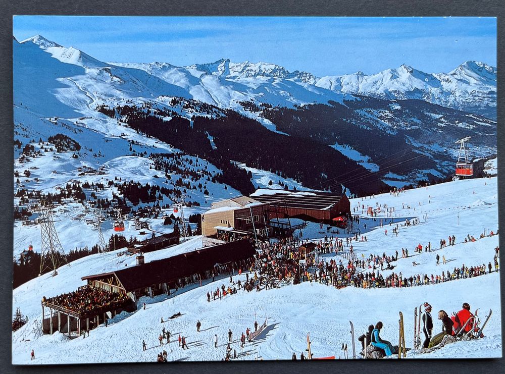 Lenzerheide-Valbella/ belebte Mittelstation Rothorn-Seilbahn (Gebraucht) in Wabern für CHF 2.7 ...