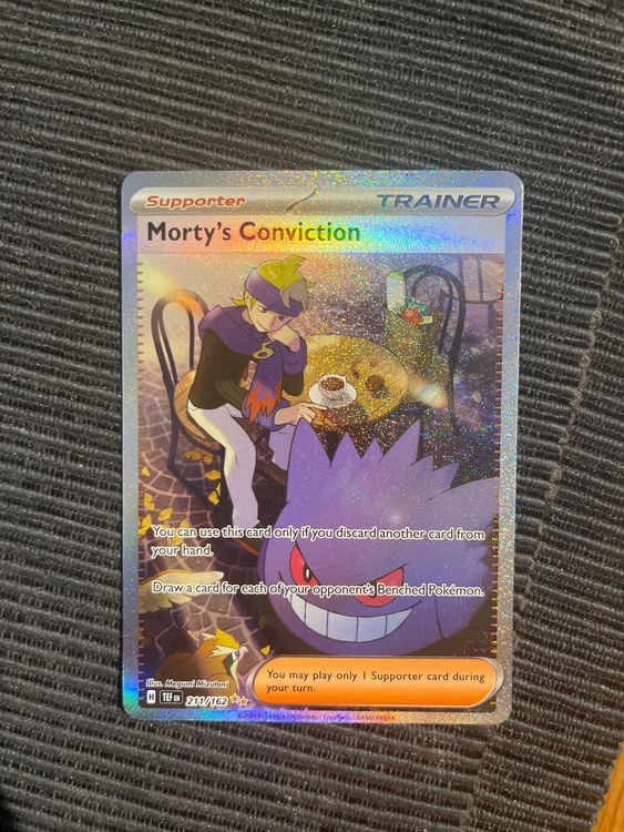 Pokemon Morty‘s Conviction Gengar SAR Temporal Forces Mint (Neu (gemäss ...