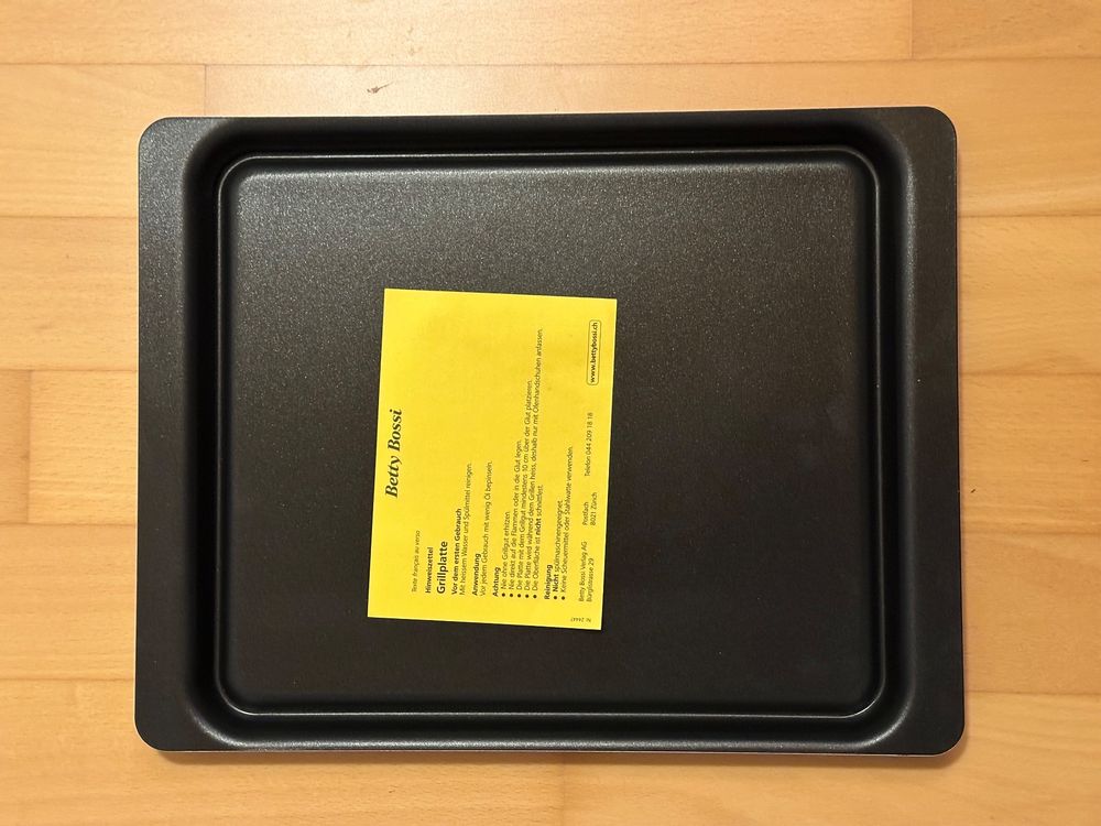 Neue Betty Bossi Grillplatte mit Saftrille (Neu und originalverpackt) in Wallbach für CHF 16 ...