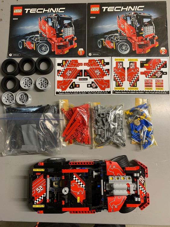 LEGO Technic 42041, Race Truck, komplett inkl. B Variante. (Gebraucht ...