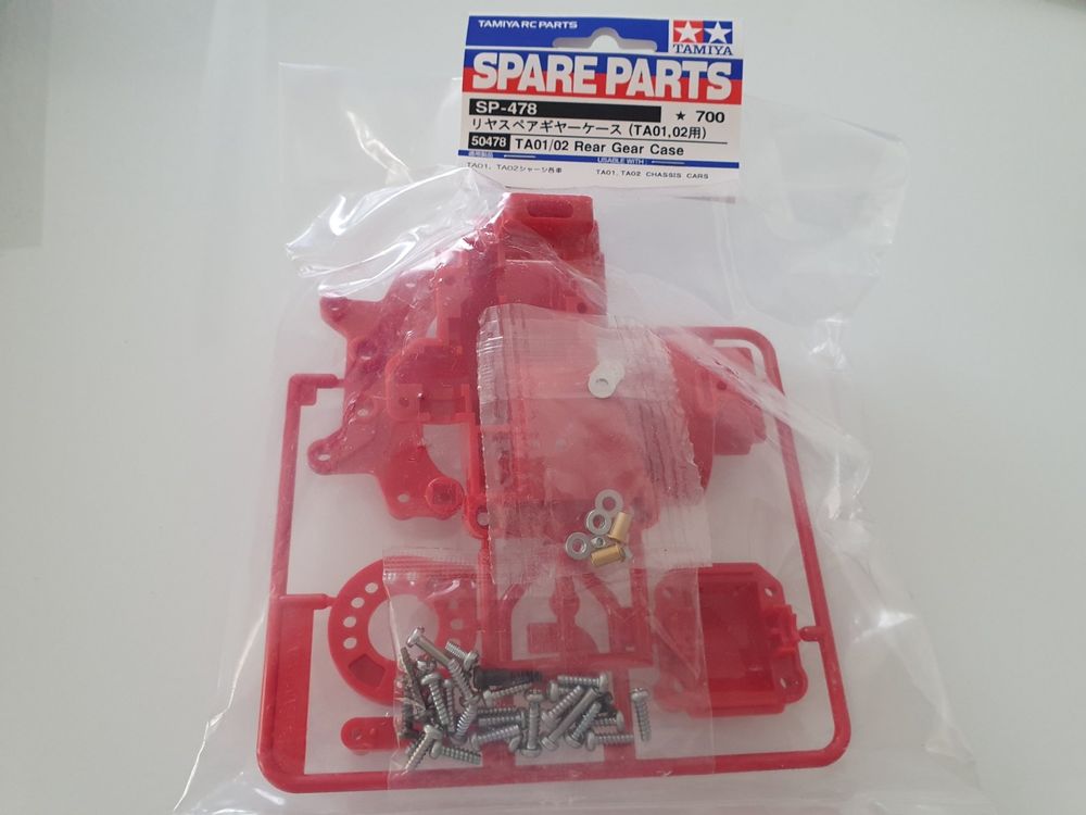 Tamiya 50478 TA01 / TA02 Rear Gear Case Set (Neu und originalverpackt ...
