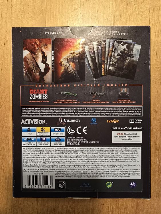 Call of Duty Black Ops III Hardened Edition - PS4 (Gebraucht) in Basel ...