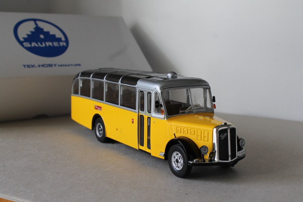 Saurer L4C Bus PTT 1949/52 Postauto / TH4304 / 1:43 (Neu und ...