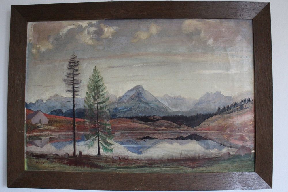 STIMMUNGSVOLLES GEMÄLDE von PAUL WYSS 1897- 1984, Basel | Kaufen auf Ricardo