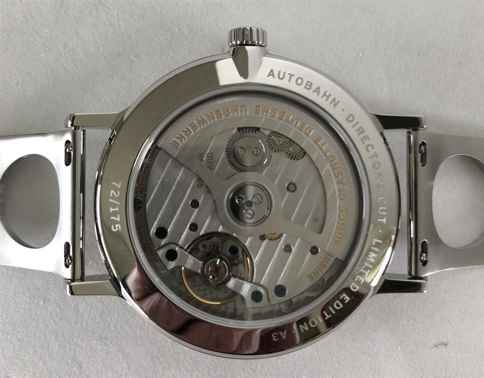 NOMOS Glashütte Autobahn Lim Edition - No 72/175 - Stahl (Neu und ...