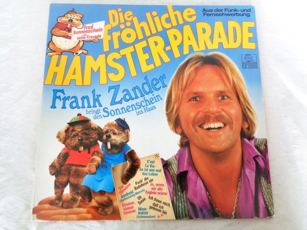 Frank Zander - Die fröhliche Hamster - Parade / LP 1982 | Kaufen auf ...