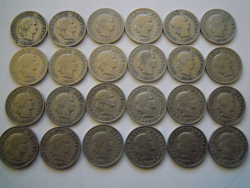 24 x 10 Rp. uralt ab 1882 | Kaufen auf Ricardo