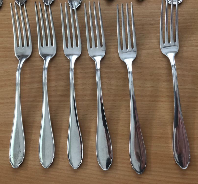 Jetzler Silberbesteck 800 6 Löffel 6 Gabeln 1 Löffel separat (Gebraucht) in Sirnach für CHF 499 ...