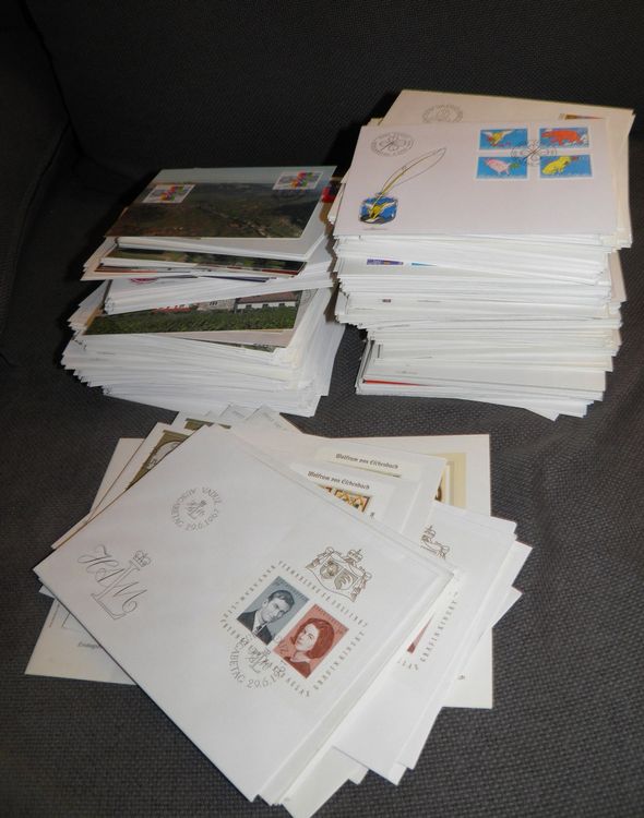 Ü. 500 Stk. FDCs, Maximumkarten etc., Liechtenstein (Gebraucht) in Münchwilen AG für CHF 8 – mit ...