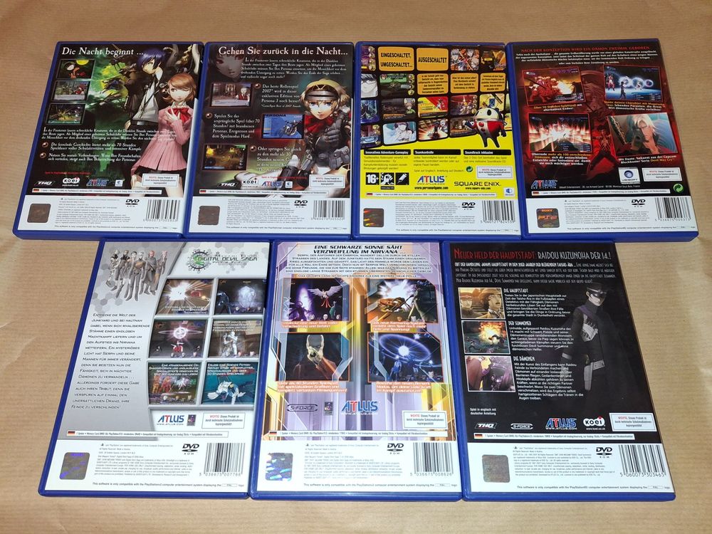 Shin Megami Tensei PS2 Sammlung 7 Games: Persona 3 Fes 4 +.. (Gebraucht ...