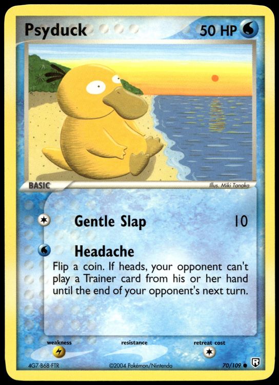 Psyduck 70/109 Pokémon EX Team Rocket Returns (Neu (gemäss Beschreibung ...